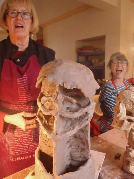 How To Make A Head; Clay Armatures and building Hollow. | Rebecca Buck