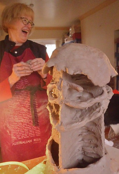 How To Make A Head; Clay Armatures and building Hollow. | Rebecca Buck