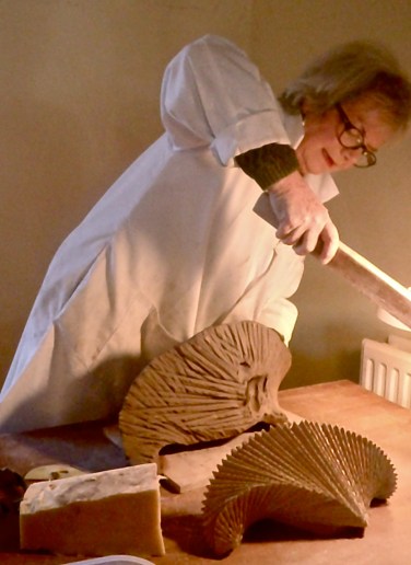 How to Make Abstract Sculpture in Clay; working solid and hollowing out ...