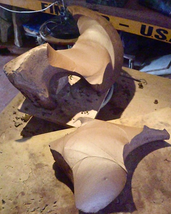 How to Make Abstract Sculpture in Clay; working solid and hollowing out ...